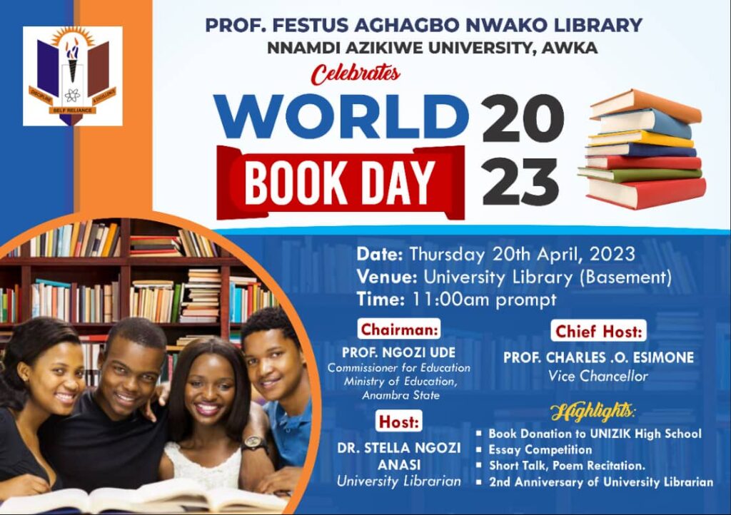 World Book Day 2023 – Nnamdi Azikiwe University